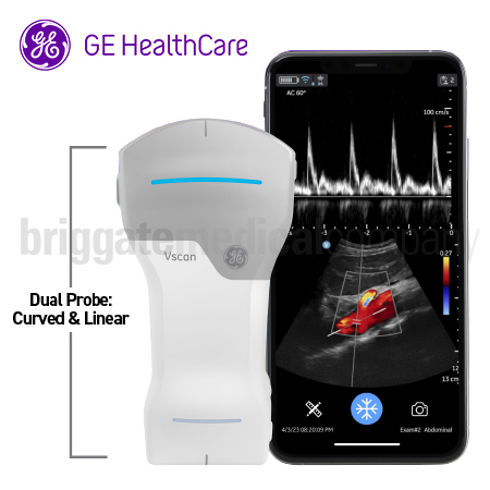 GE HealthCare V-Scan Air CL Portable Wireless Diagnostic Ultrasound ...