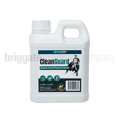 Herogrip Clean Guard Thinner/Solvent (Toluene Free) 1 Litre Plastic ...