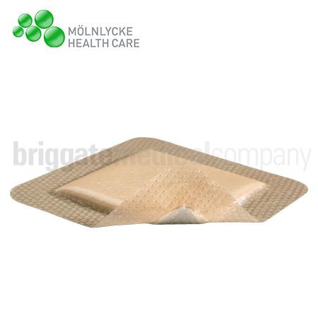 Mepilex Border Flex Dressing 10x10cm Self-Adherent Silicone