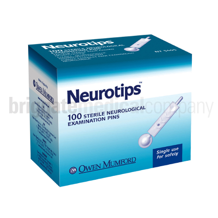 Neurotips - 40g Sensory Examination Pins Box 100 - Briggate Medical Company