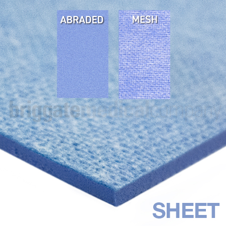 PPT2 803 3.2mm Blue Abraded+Mesh Sheet 30cm x 1M - Briggate Medical Company