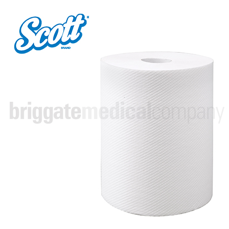 Scott Roll Towel White 18.3cm x 140M Roll