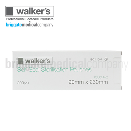 Walker's Self-Seal Sterilisation Pouches