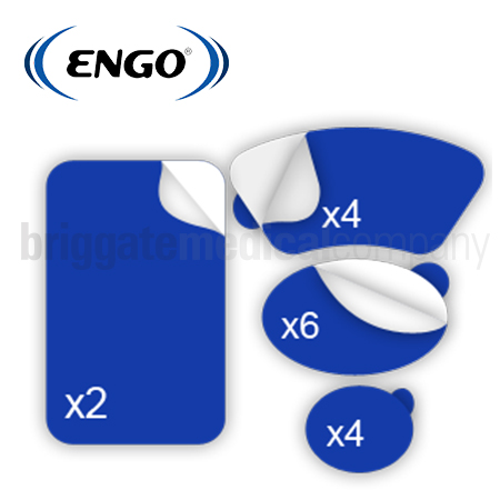 Engo Blister Prevention Oval Patches Packet of 16 Patches