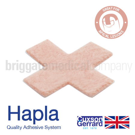 Hapla Fleecy Web St Georges Cross Pads Pkt 36 - Briggate Medical Company