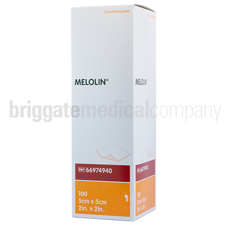 Melolin 66974940 Dressings 5 x 5cm Sterile Box 100 – Briggate Medical ...