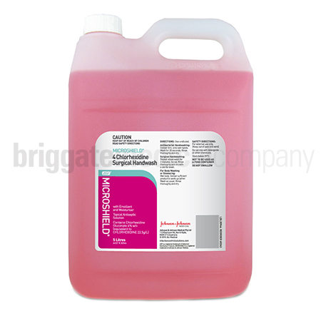 Microshield 4 Surgical Handwash (Pink) 5 Litre – Briggate Medical Company