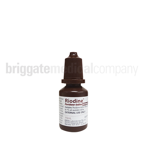 Povidone-Iodine Antiseptic Liquid 15ml Dropper – Briggate Medical Company