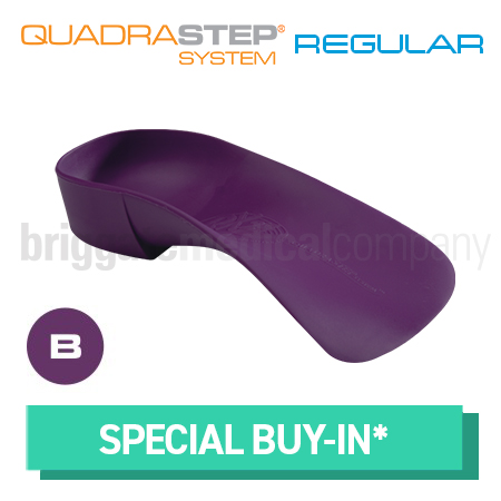 Quadrastep Type B Adult Size 1 Fits W:6.5-7.5 M:5-6 Euro:37-38 PAIR ...