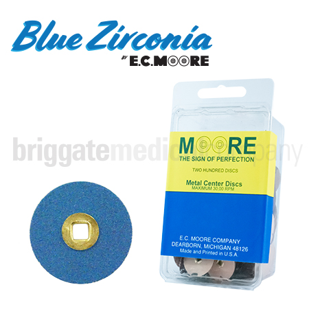 Moores Blue Zirconia Discs