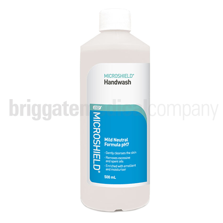 Microshield Ph 7.0 Handwash (White) 500ml - Briggate Medical Company