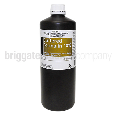 Buffered Formalin 10% Untinted 500ml - Briggate Medical Company