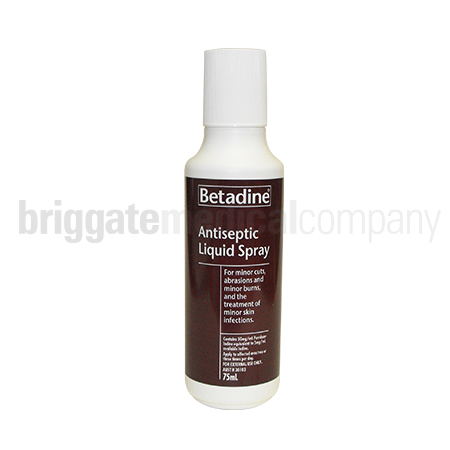 Povidone-Iodine Antiseptic Spray 75ml Bottle (Riodine & Betadine Are ...