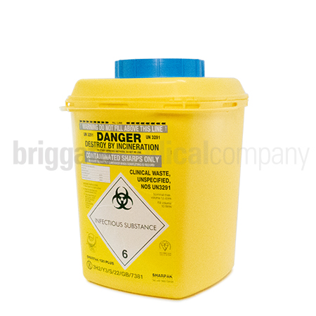 Sharpak Sharps Container 12L - Briggate Medical Company