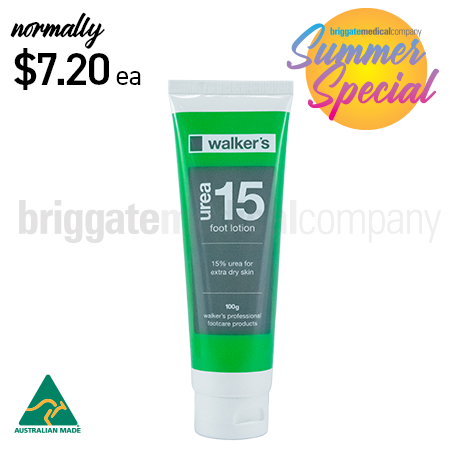 Walker's Specialist Urea-15 Lotion 100g Tube - Briggate Medical Company