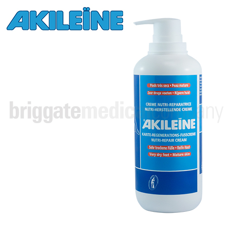 Akileine Blue Nutri-Repair Cream with Pump 500ml (for Very Dry Feet ...