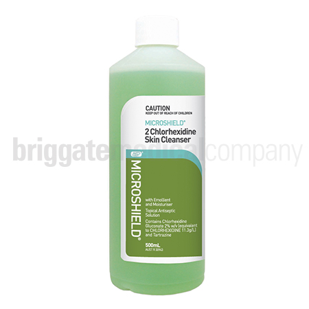 Microshield 2 Chlorhexidine Skin Cleanser 500mL