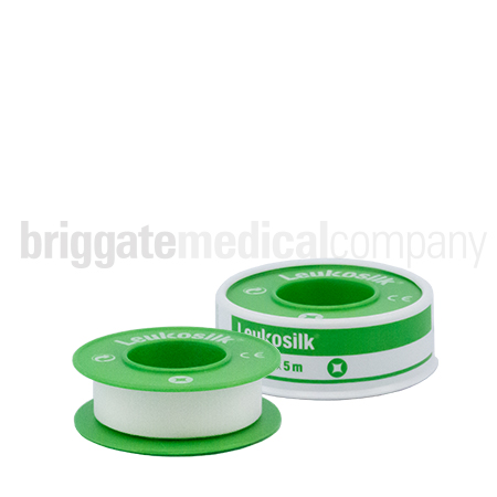 Leukosilk 1021 Hypoallergenic 1.25cm x 5m Roll - Briggate Medical Company