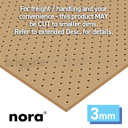 Lunairflex 3mm Perforated Top Cover - Beige 1200mm x 750mm Sheet ...