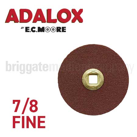 Moores Adalox Sanding Discs 7/8 Fine Pkt 200 - Briggate Medical Company